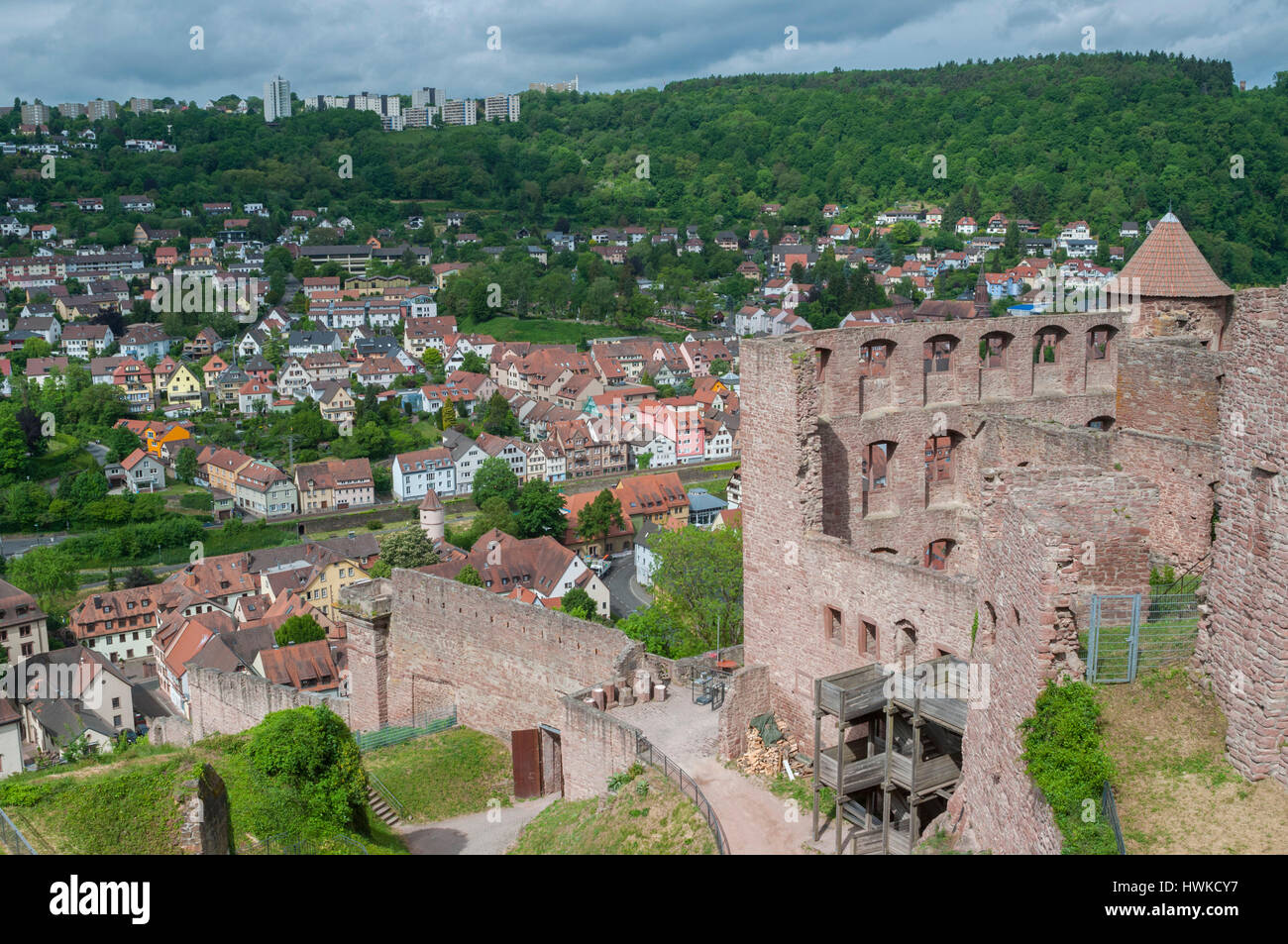 The castle of wertheim in the main valley hi-res stock photography and ...
