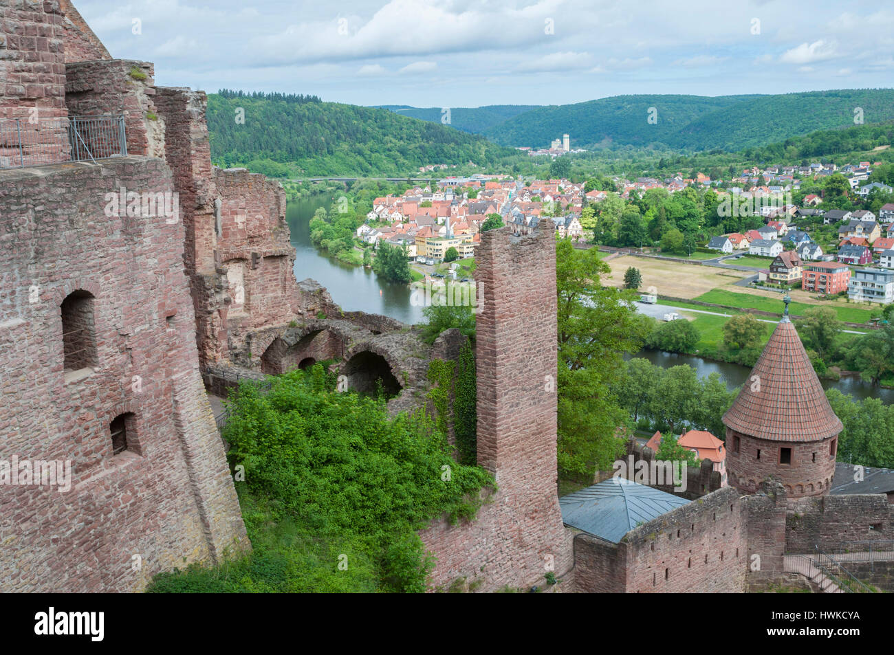 castle, wertheim, main valley, odenwald, spessart, Main-Tauber region ...
