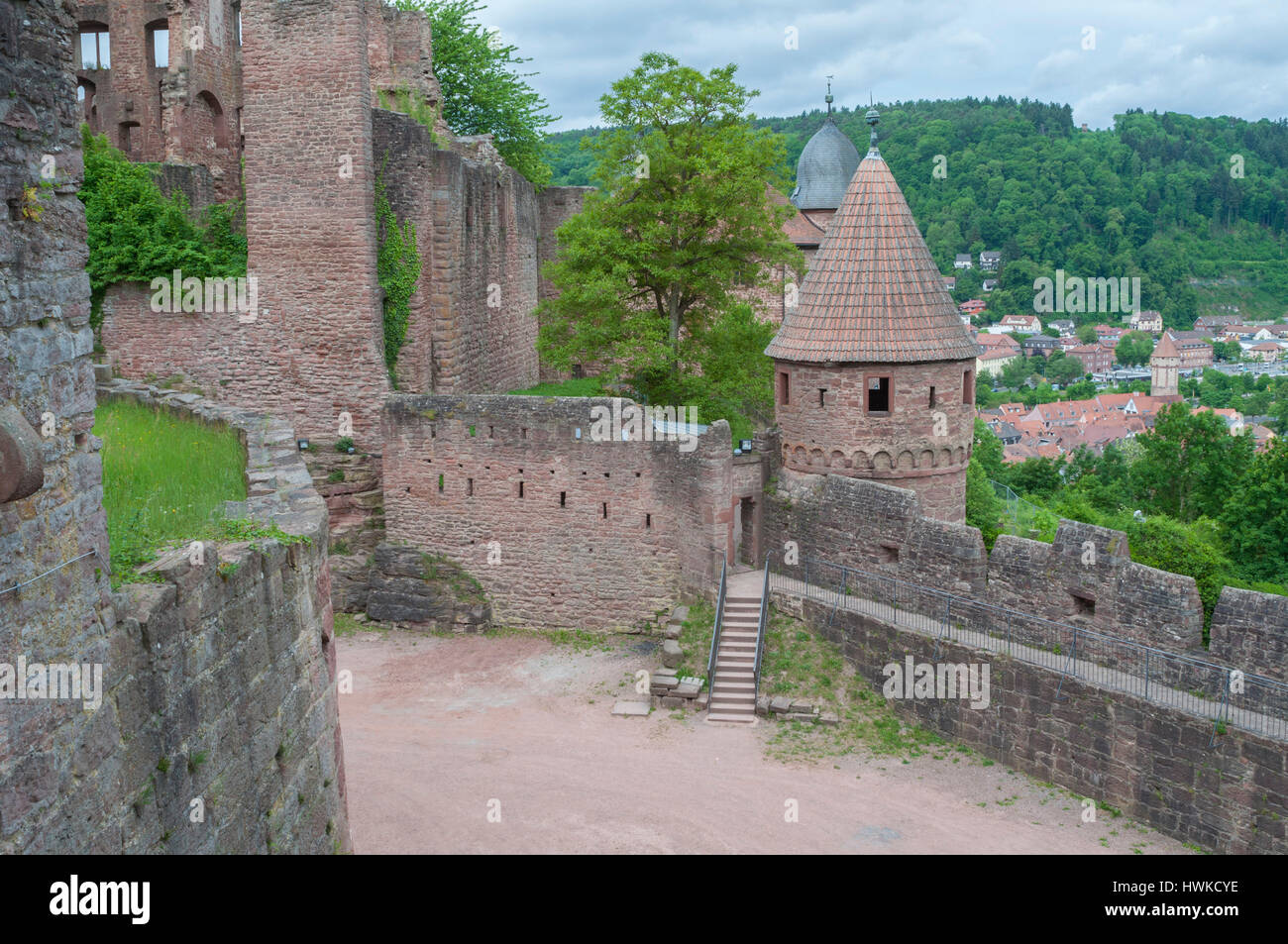 The castle of wertheim in the main valley hi-res stock photography and ...