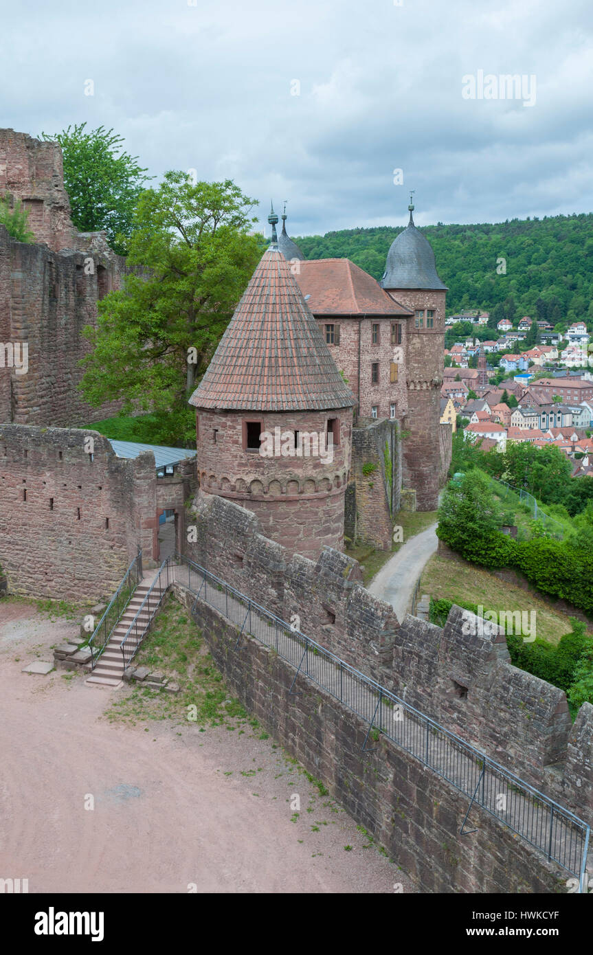 The castle of wertheim in the main valley hi-res stock photography and ...