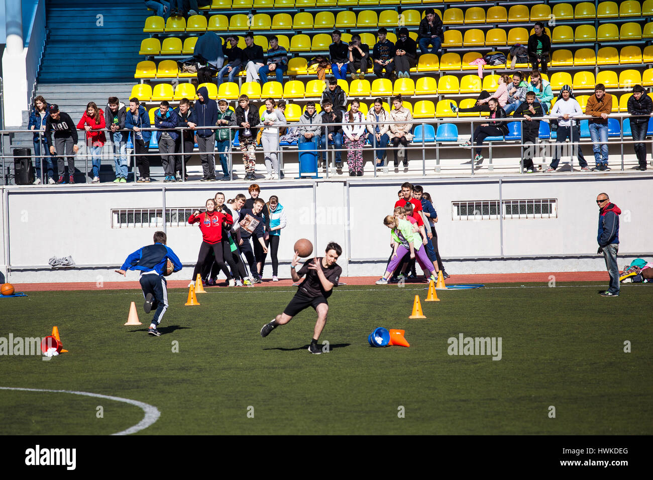 Relay all-round. Competition program with multiple exercises Stock ...