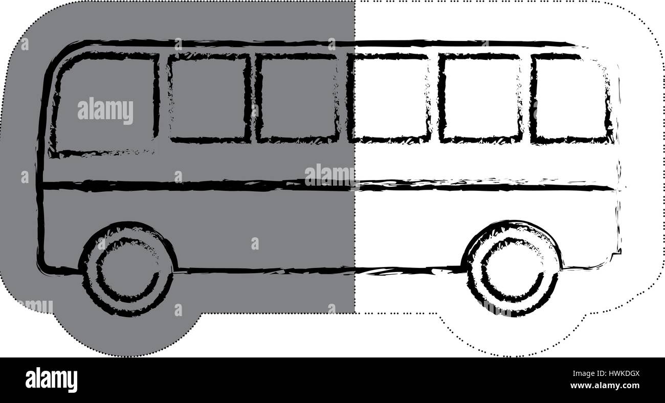 bus vehicle icon over white background. vector illustration Stock ...