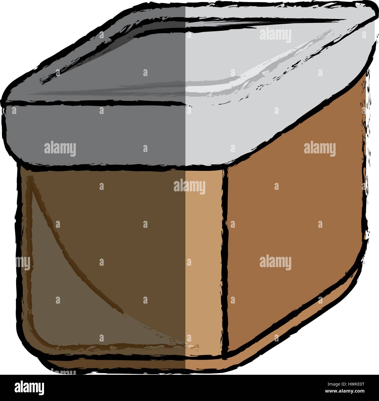 box icon over white background. vector illustration Stock Vector Image ...