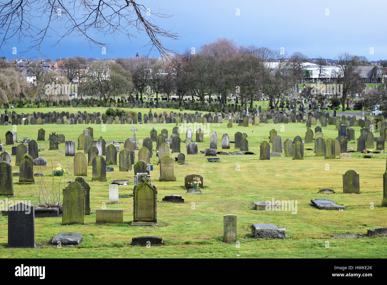 Graveyard landscape hi-res stock photography and images - Alamy