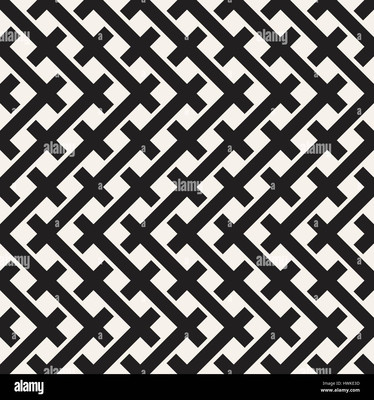 Weave Seamless Pattern. Braiding Background of Intersecting Stripes ...