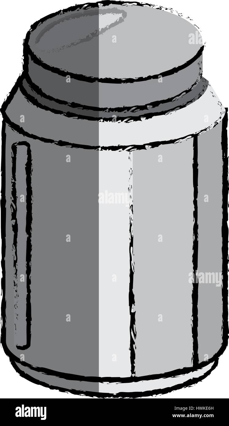 salt bottle icon over white background. vector illustration Stock ...