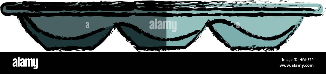 ice cubes container icon over white background. vector illustration ...