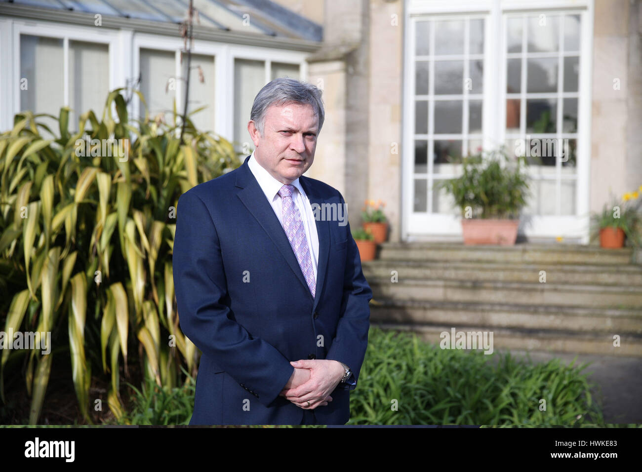 SDLP MLA for Mid-Ulster, Patsy McGlone at Stormont Castle in Belfast ...