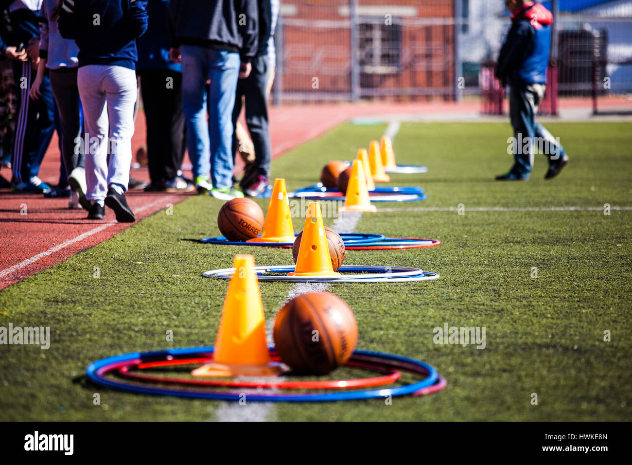 Relay all-round. Competition program with multiple exercises Stock ...