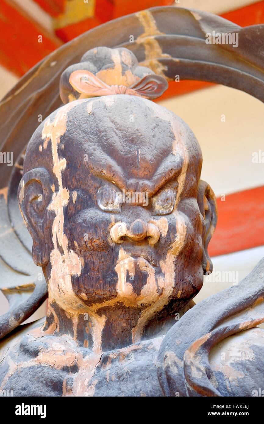 Japanese temple guardian figure hi-res stock photography and images - Alamy