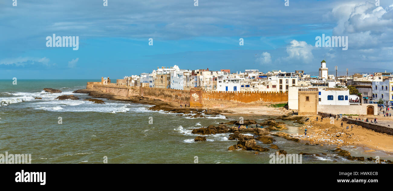 Cityscape of Essaouira, a UNESCO world heritage site in Morocco Stock ...