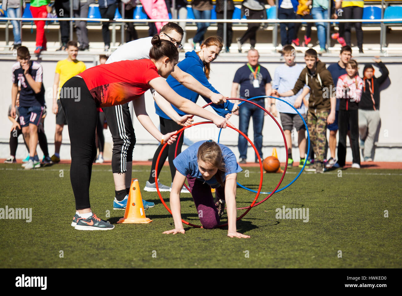Relay all-round. Competition program with multiple exercises Stock ...