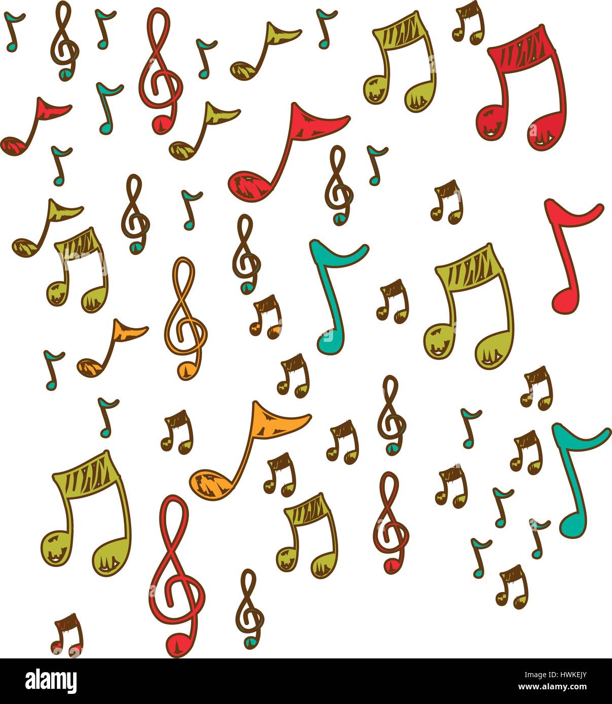 Radio music player notes Stock Vector Images - Alamy