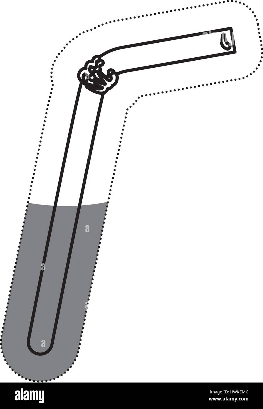 straw icon over white background. vector illustration Stock Vector ...