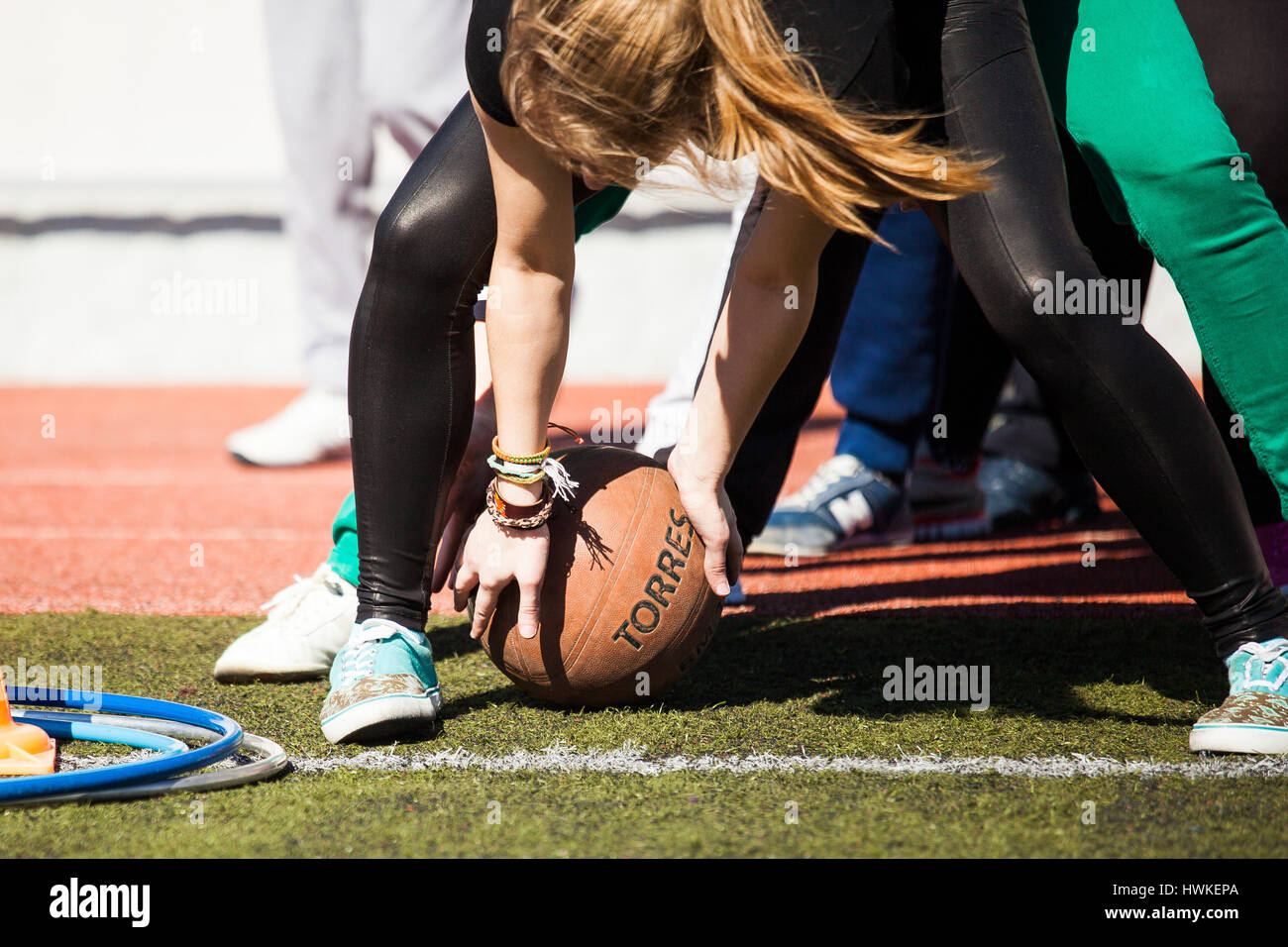 Relay all-round. Competition program with multiple exercises Stock ...