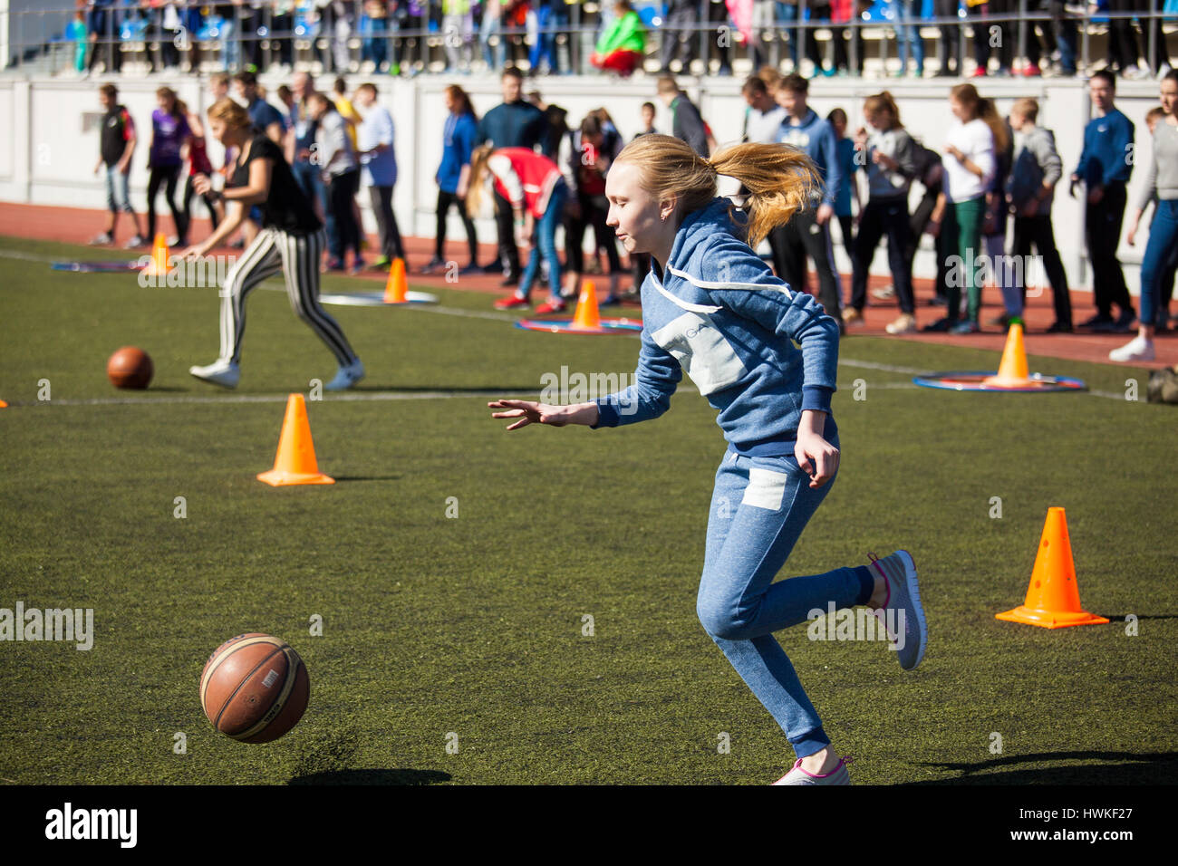 Relay all-round. Competition program with multiple exercises Stock ...