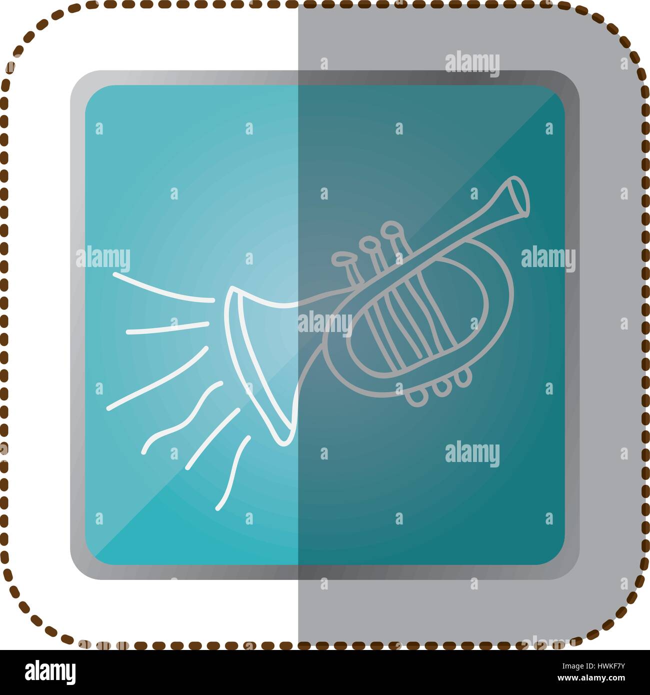 symbol trumpet instrument icon Stock Vector Image & Art - Alamy