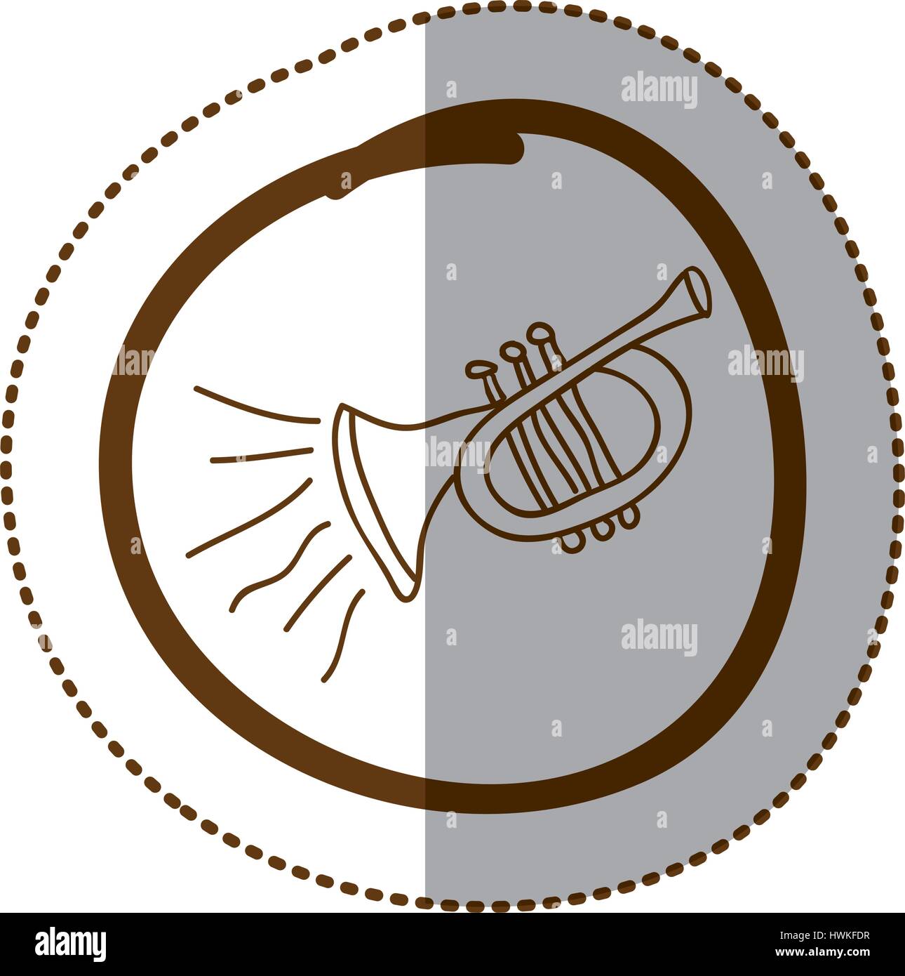 symbol trumpet instrument icon Stock Vector Image & Art - Alamy