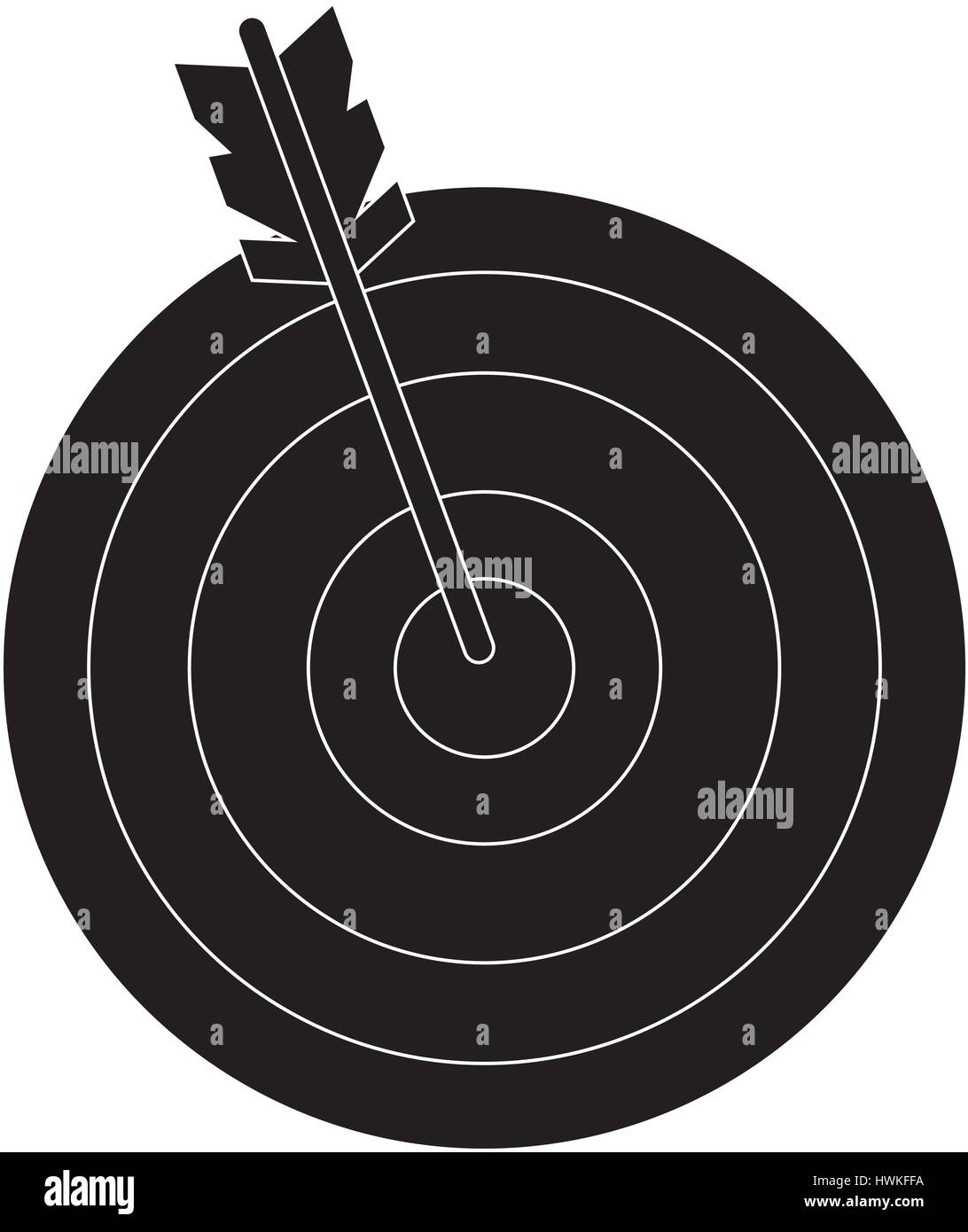 target icon over white background. vector illustration Stock Vector ...