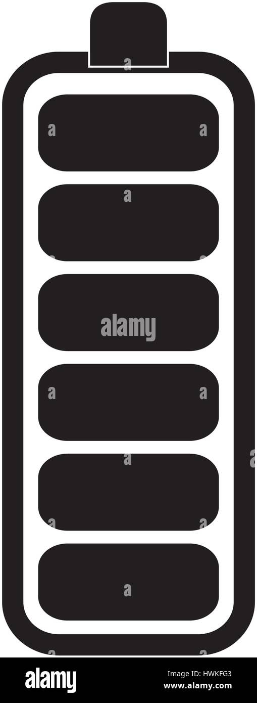 battery icon over white background. vector illustration Stock Vector ...