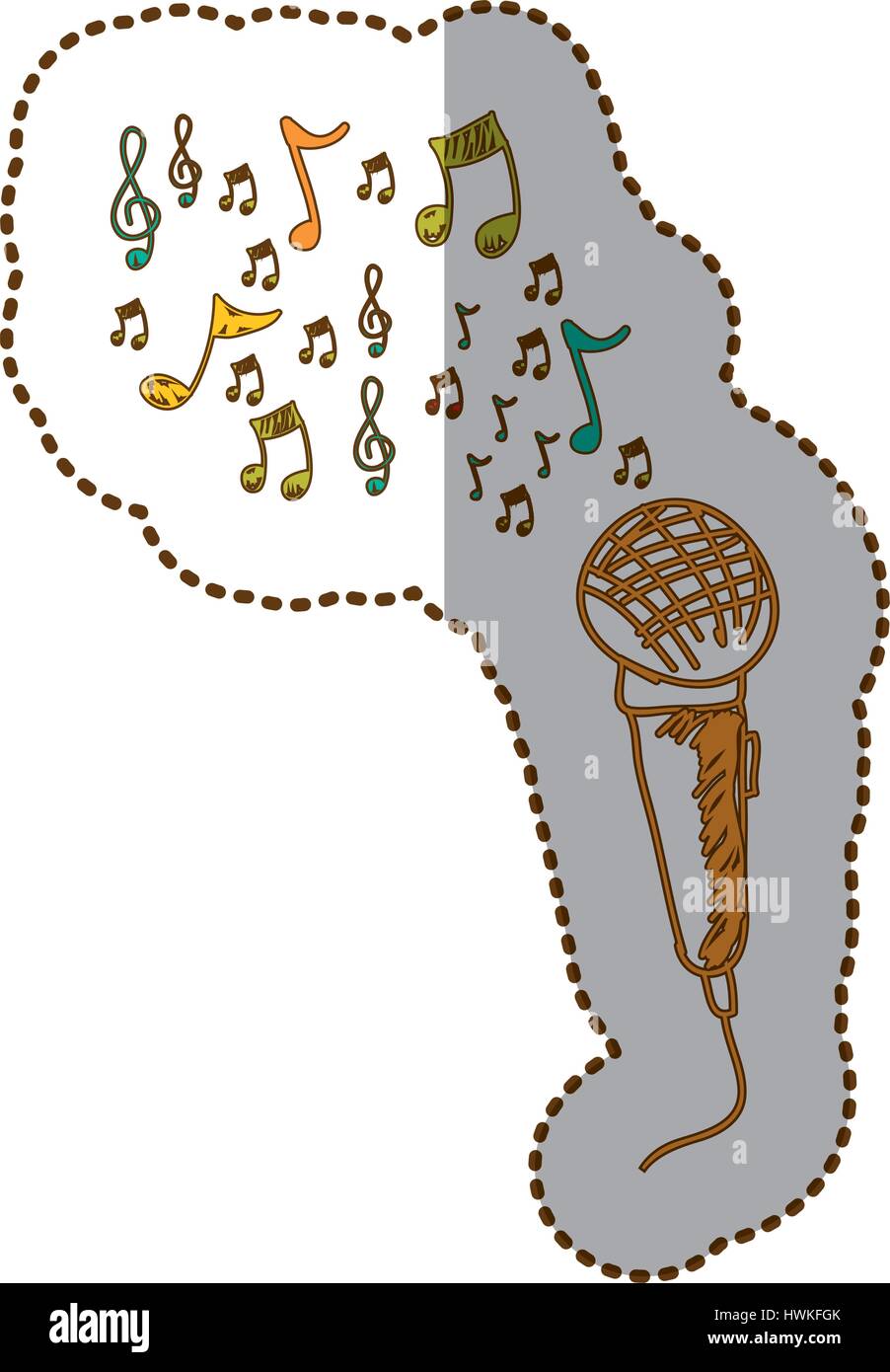 Voice notes Stock Vector Images - Alamy