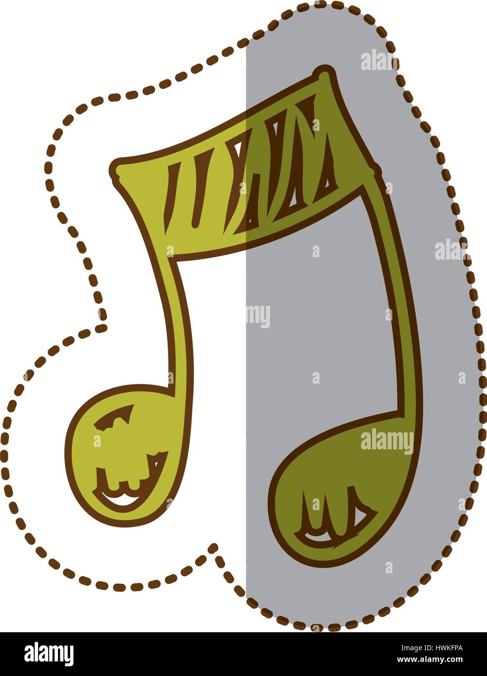 sign music note icon Stock Vector Image & Art - Alamy