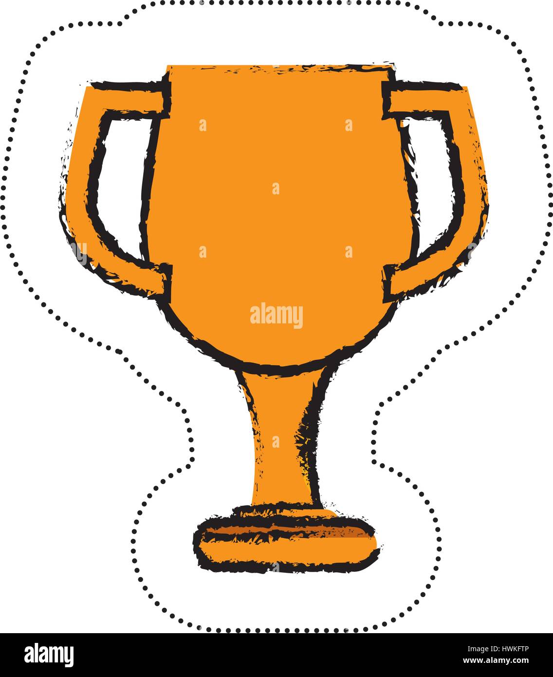 trophy icon over white background. vector illustration Stock Vector ...
