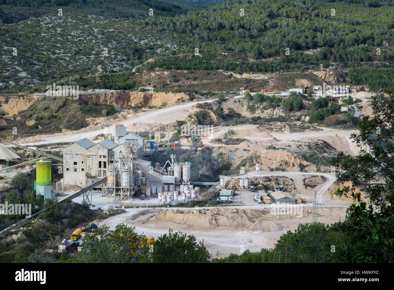 Mining quarry, pit Stock Photo - Alamy