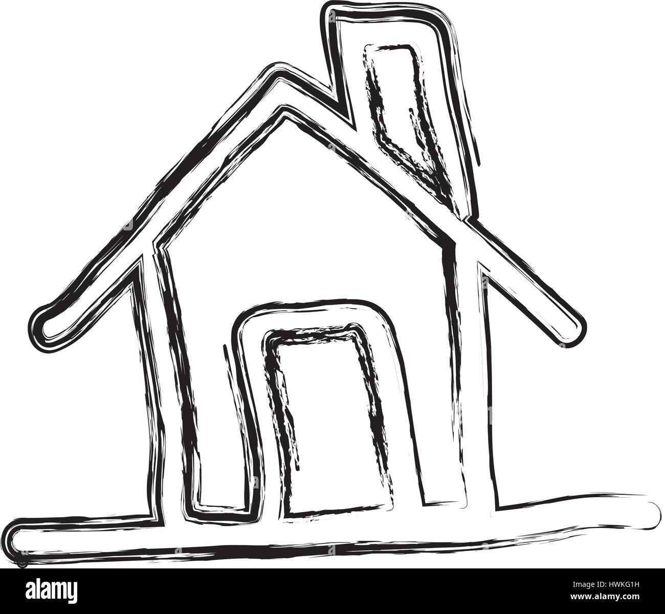 figure house icon image Stock Vector Image & Art - Alamy