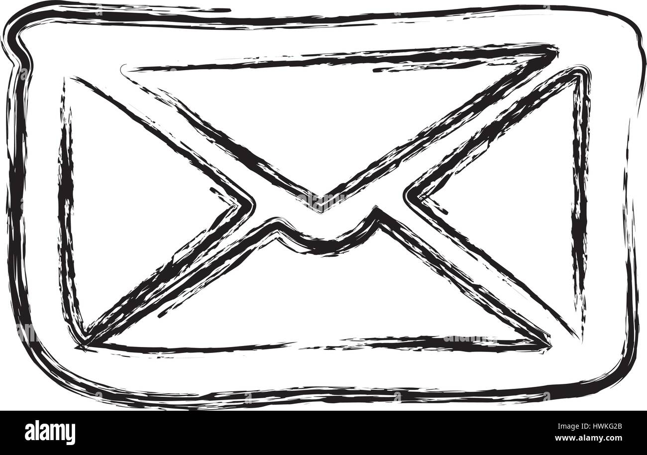 figure letter message icon Stock Vector Image & Art - Alamy