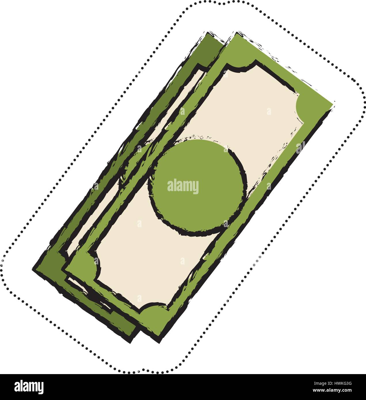 money bills icon over white background. vector illustration Stock ...