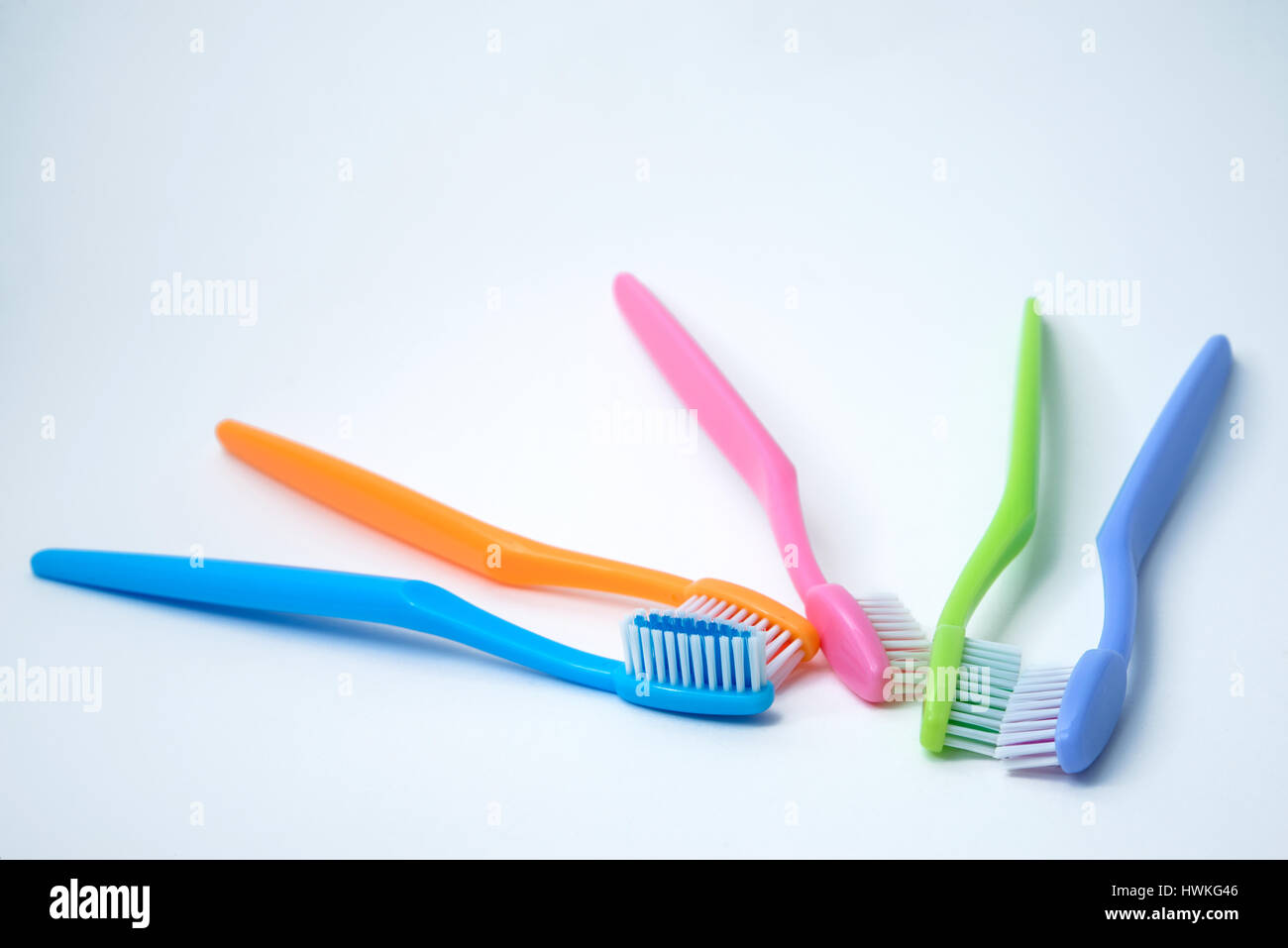 Transparent toothbrush on green hi-res stock photography and images - Alamy