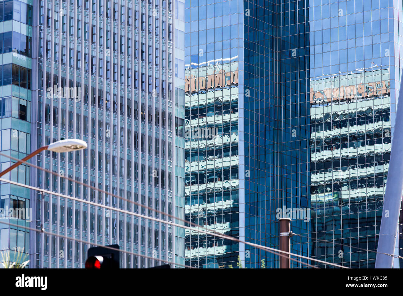 Glass skyscrapers in downtown Phoenix Arizona USA Stock Photo - Alamy