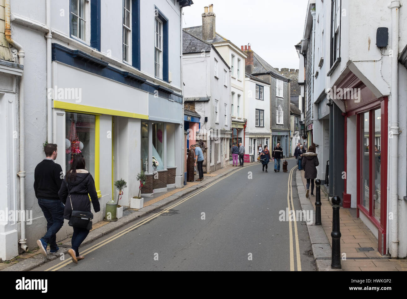 Totnes High Street Town High Resolution Stock Photography and Images ...