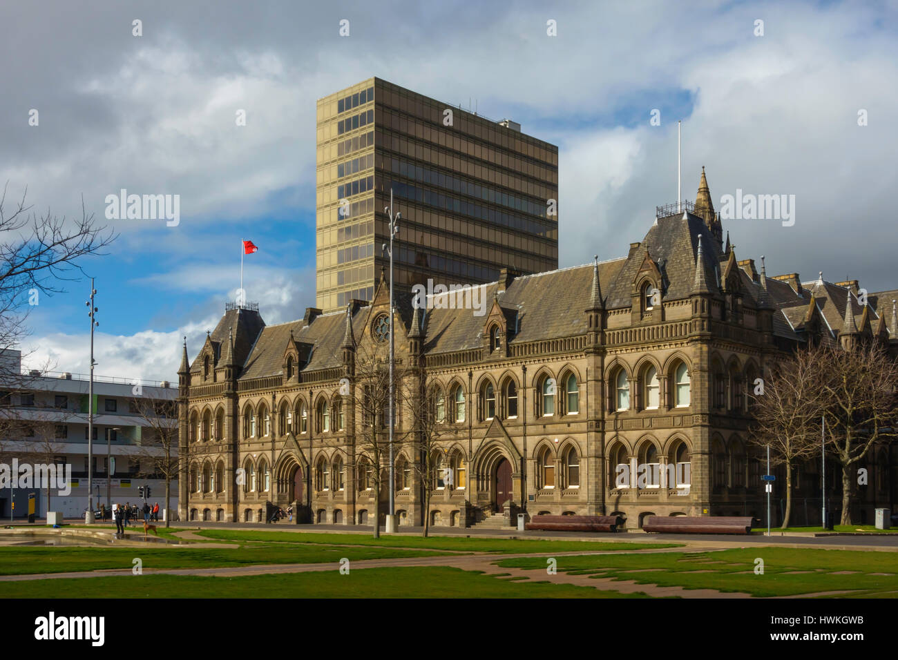 Victorian Town Hall and Civic Centre Middlesbrough Cleveland UK Stock ...