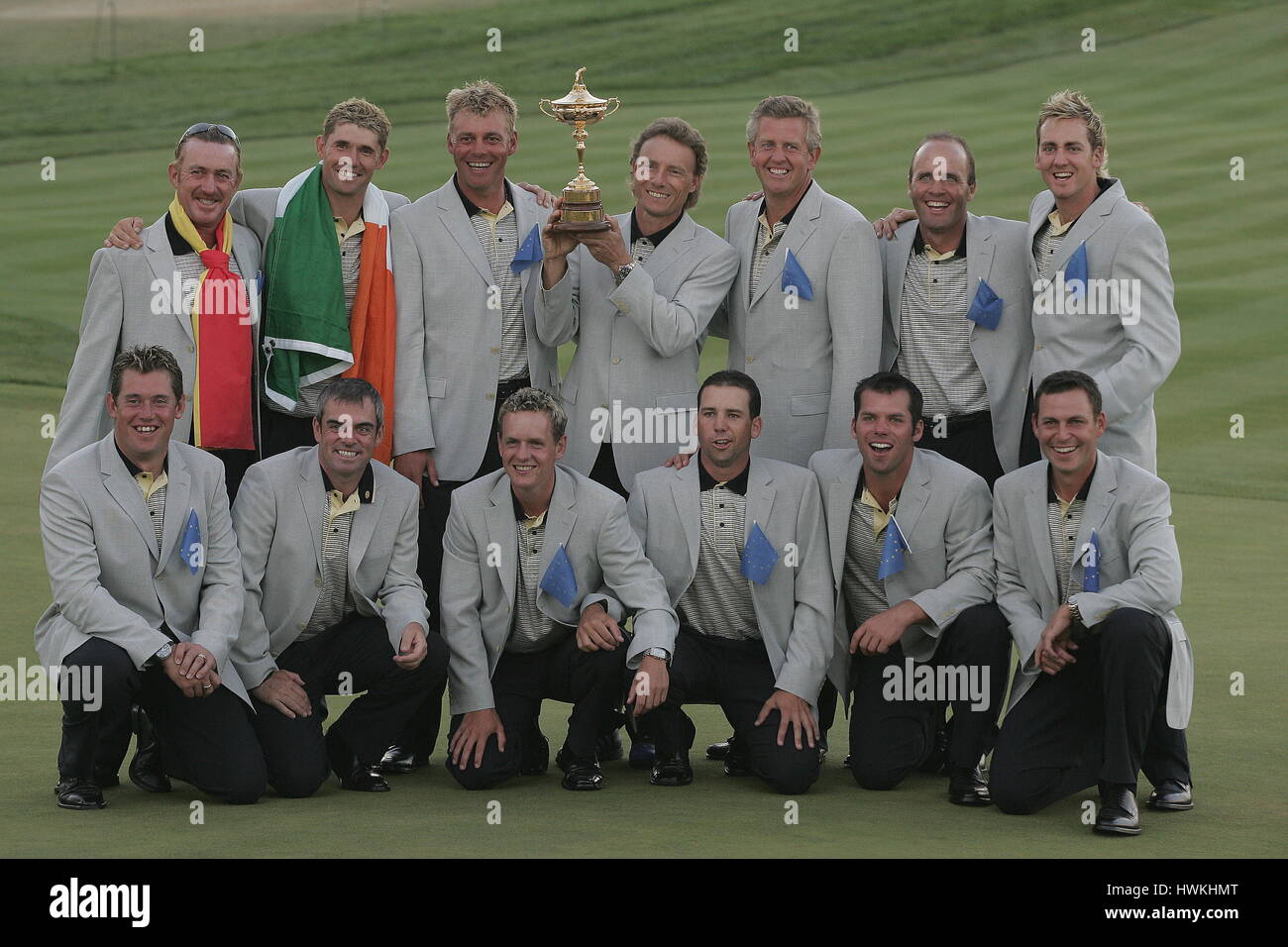EUROPEAN TEAM RYDER CUP WINNING TEAM 2004 OAKLAND HILLS DETROIT USA 19 ...