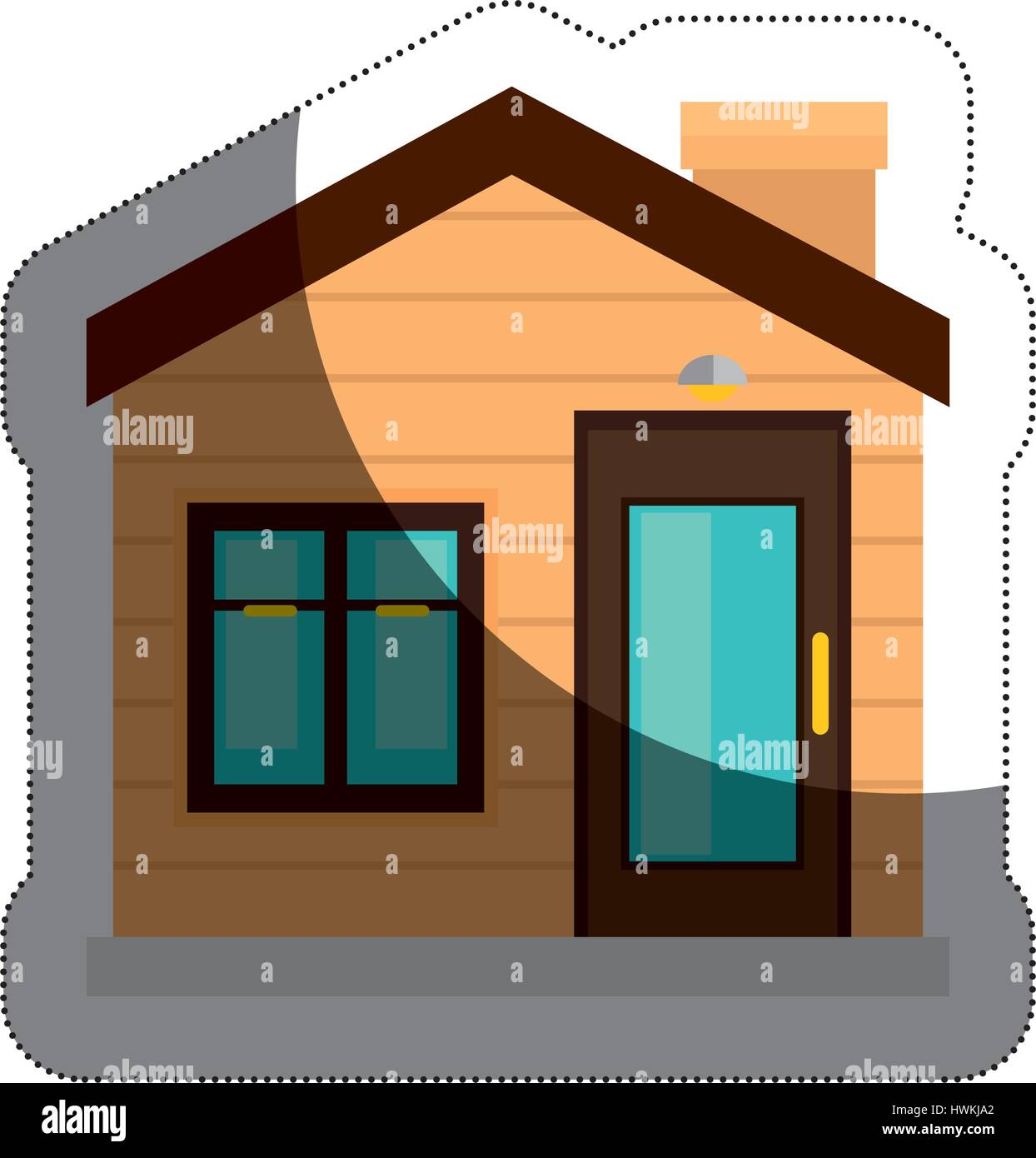 house exterior isolated icon vector illustration design Stock Vector ...