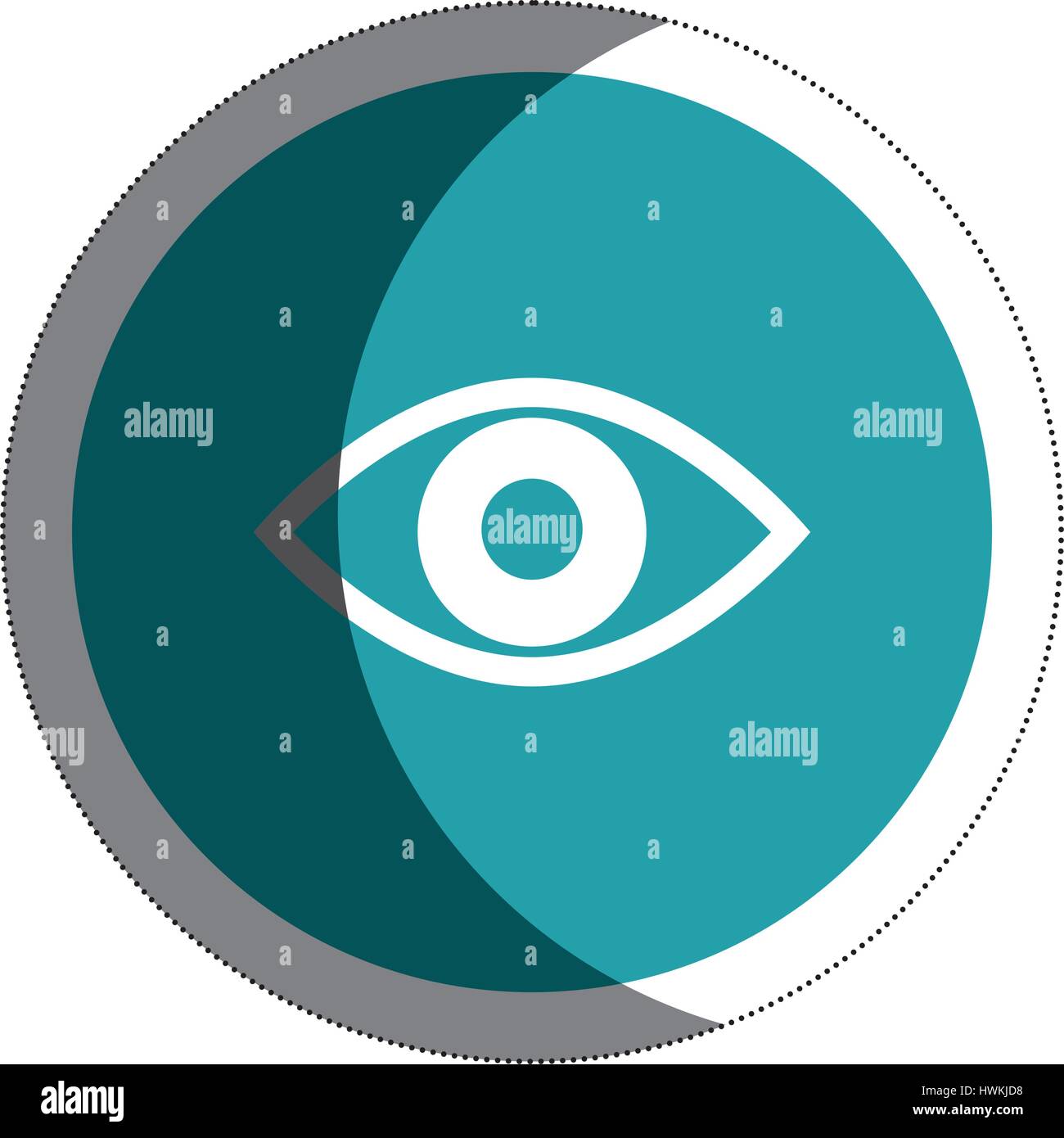 eye view isolated icon vector illustration design Stock Vector Image ...