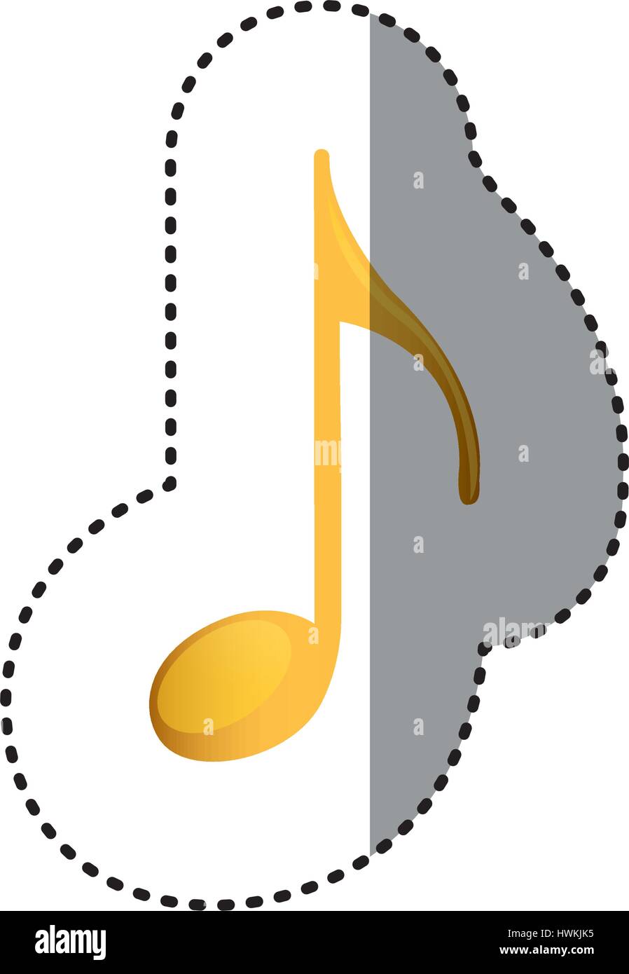 sign music note icon Stock Vector Image & Art - Alamy