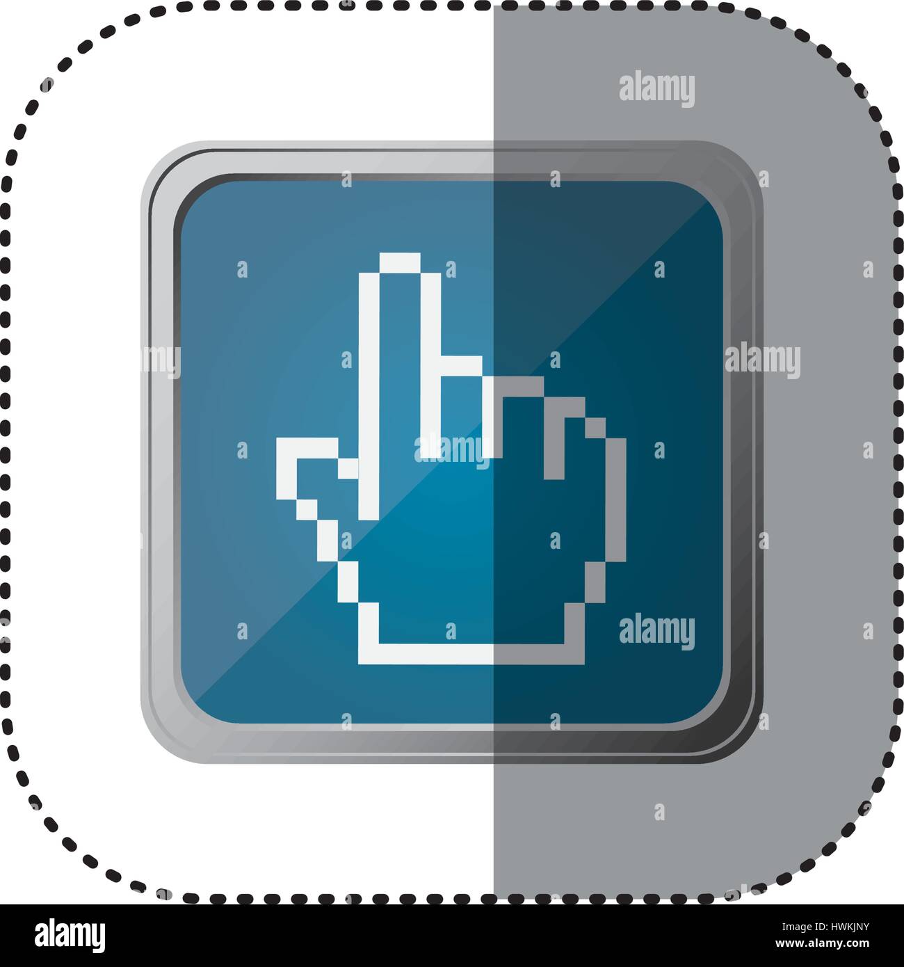 Cursor hand pointer sand hi-res stock photography and images - Alamy