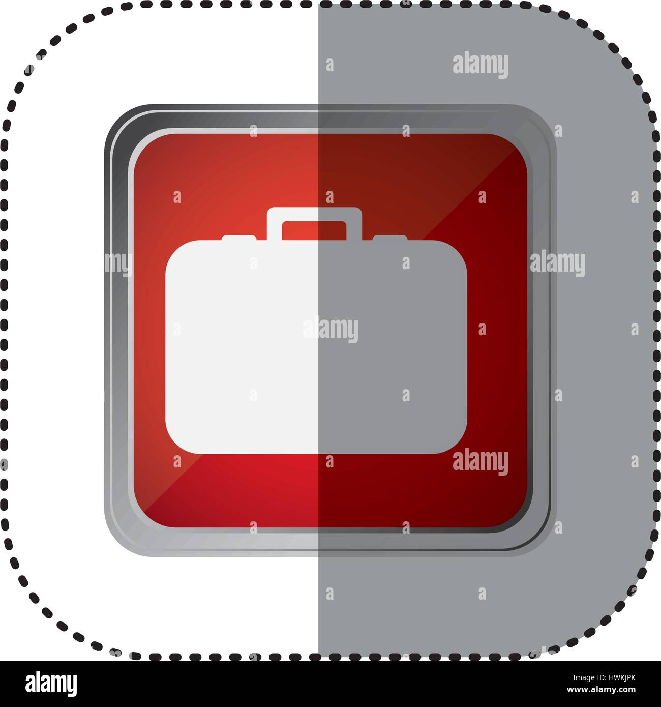 Red brief case Stock Vector Images - Alamy