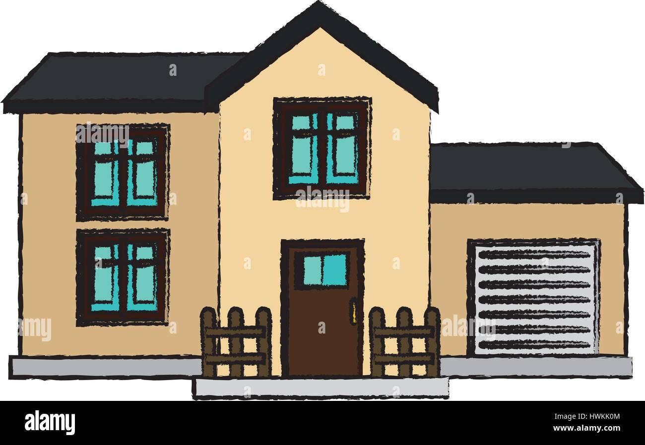 house exterior isolated icon vector illustration design Stock Vector ...