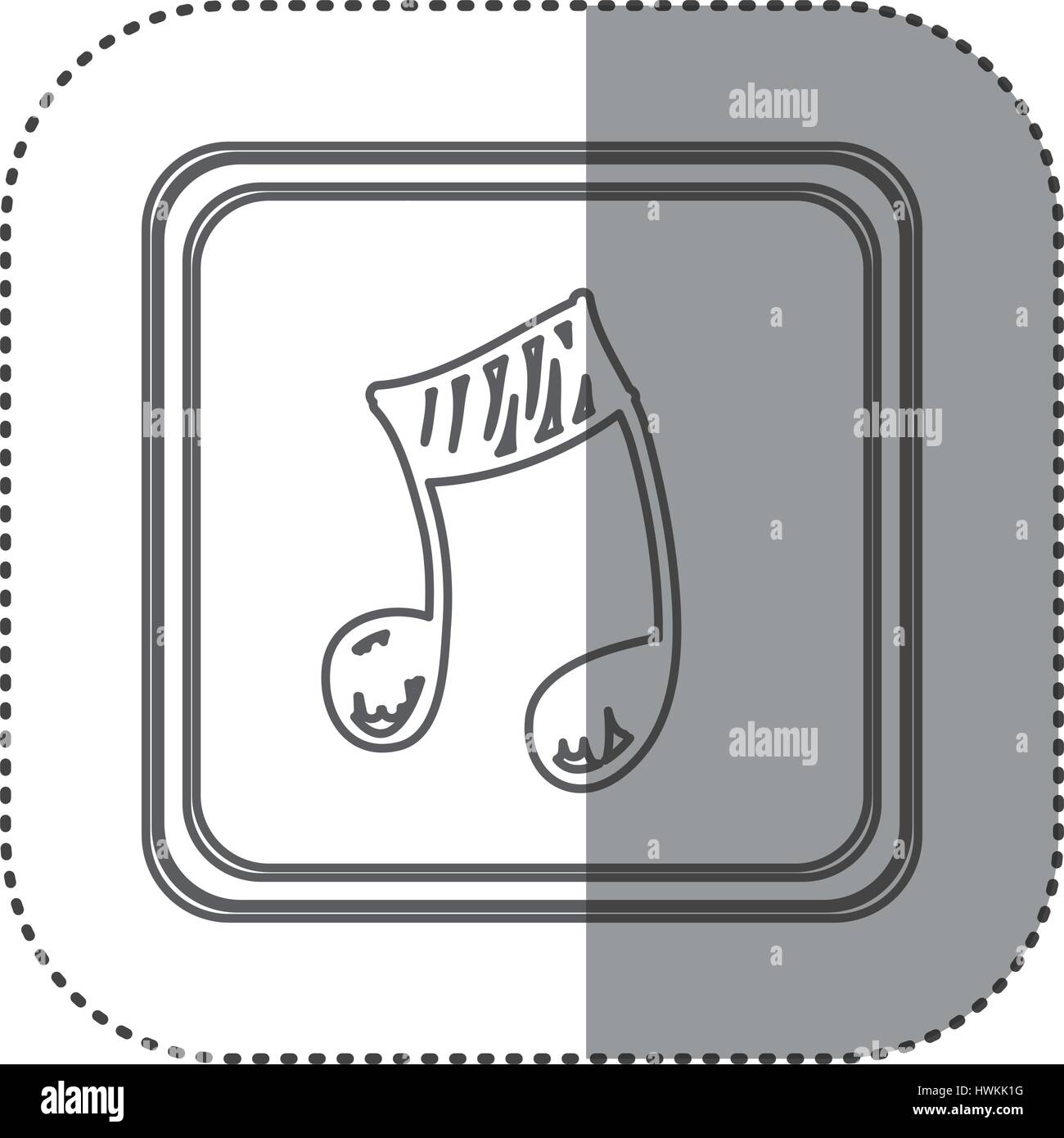 figure symbol music sign icon Stock Vector Image & Art - Alamy