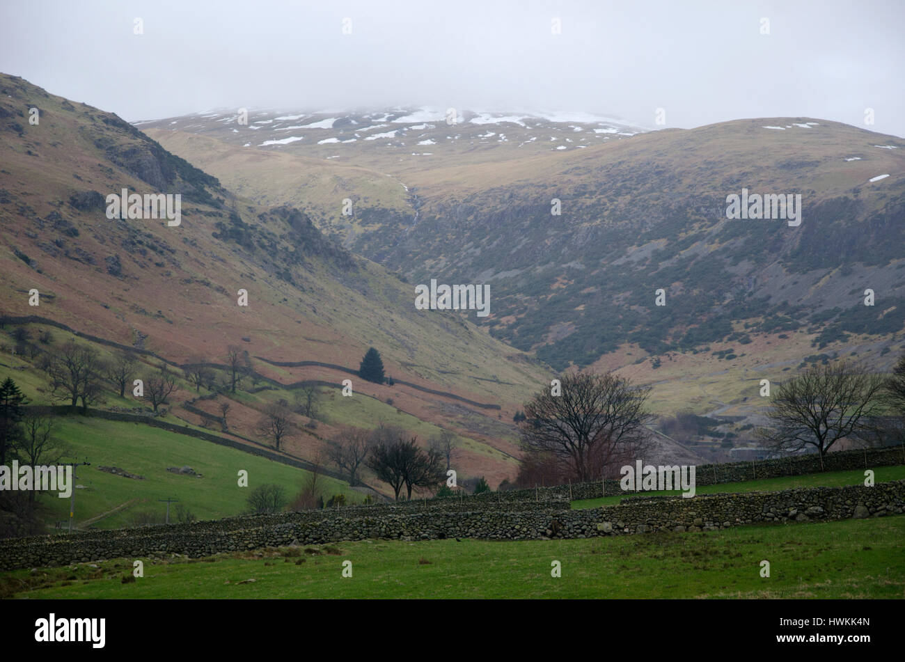 Lake District , countryside near Ullswater, Cumbria, England Stock ...