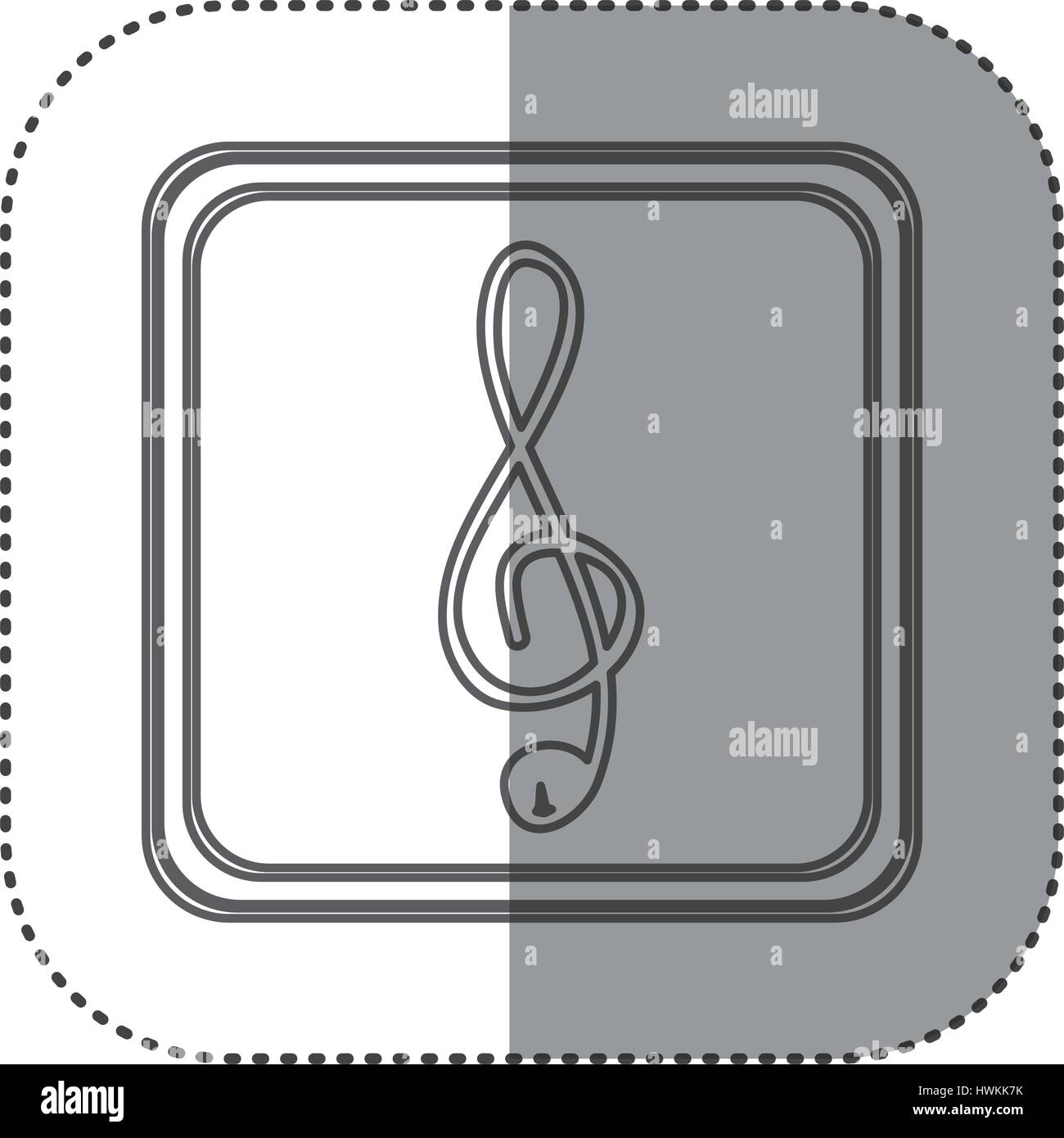 figure symbol music sign icon Stock Vector Image & Art - Alamy