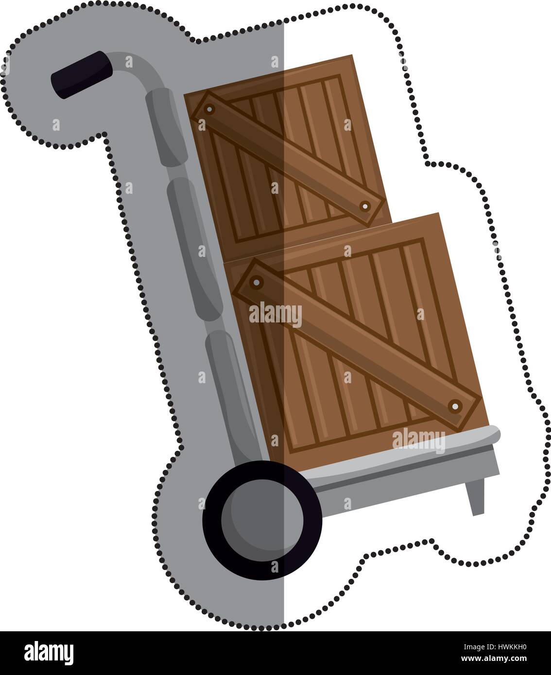 box packing delivery service vector illustration design Stock Vector ...
