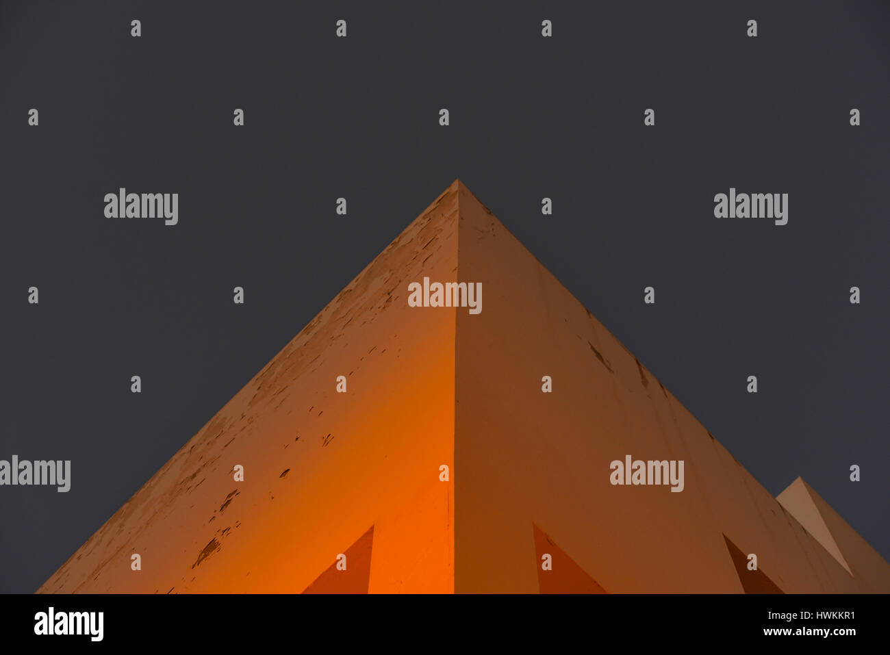 Architecture, the corner of building facing the high sky Stock Photo ...