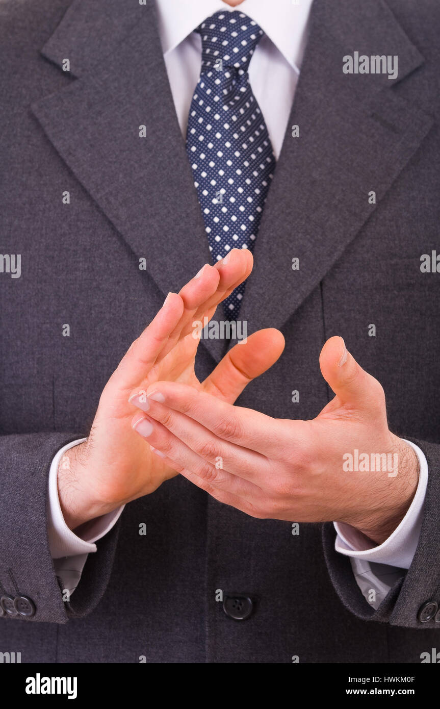 Businessman clapping his hands Stock Photo - Alamy Businessman clapping his hands Stock Photo - Alamy