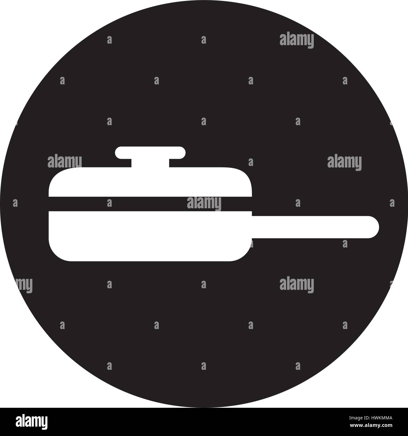 pan kitchen utensil isolated icon Stock Vector Image & Art - Alamy