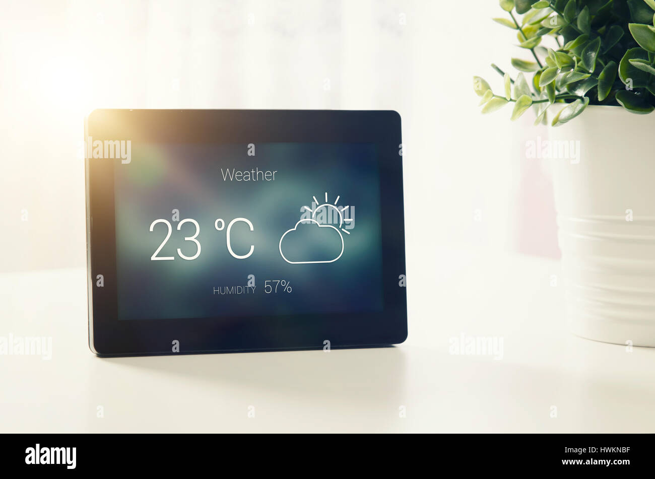 Weather station with LCD display. weather station home equipment ...